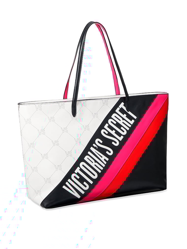 VictoriasSecret Logo Powered Everything Tote - 11151373-971W