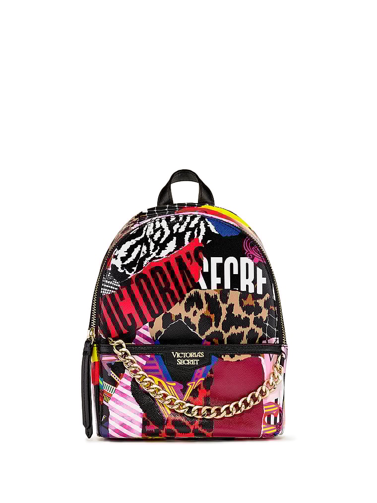 VictoriasSecret Mixed Print Small City Backpack - 11154060-971W
