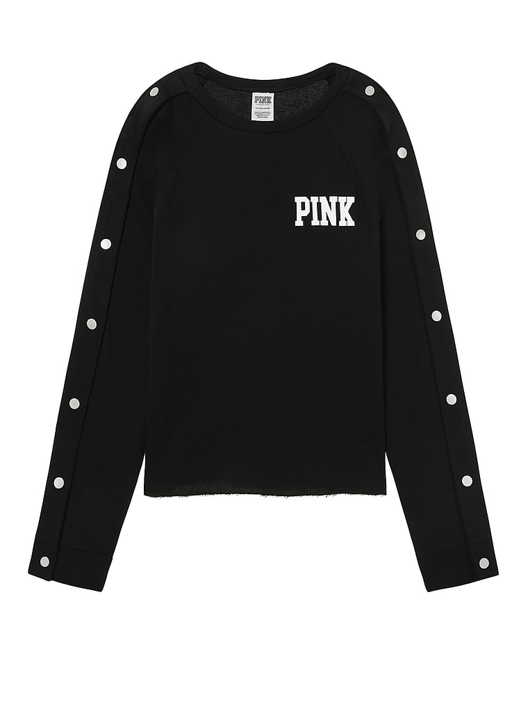 Buy Raglan Snap Crew, - Order undefined online - PINK