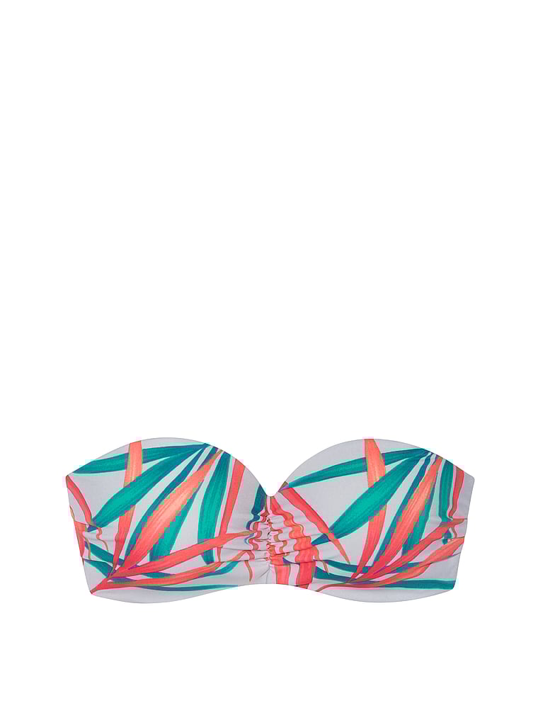 Buy Ruched Front Bandeau, - Order undefined online - PINK