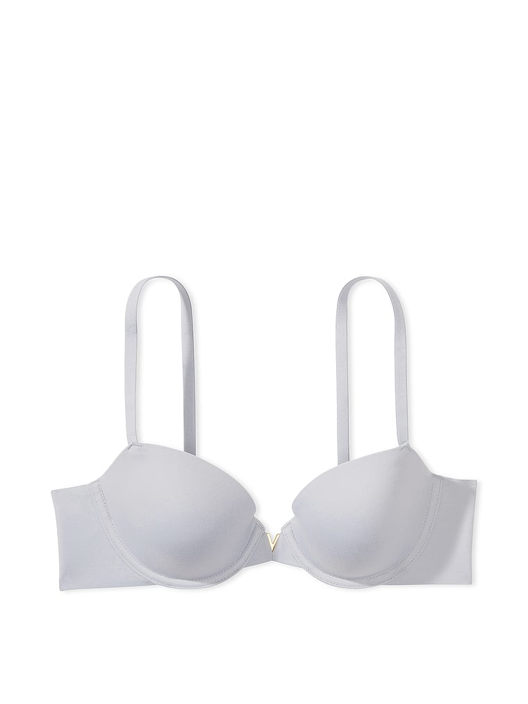 Buy Smooth Lightly Lined Demi Bra, Flint Grey - Order Bras online ...