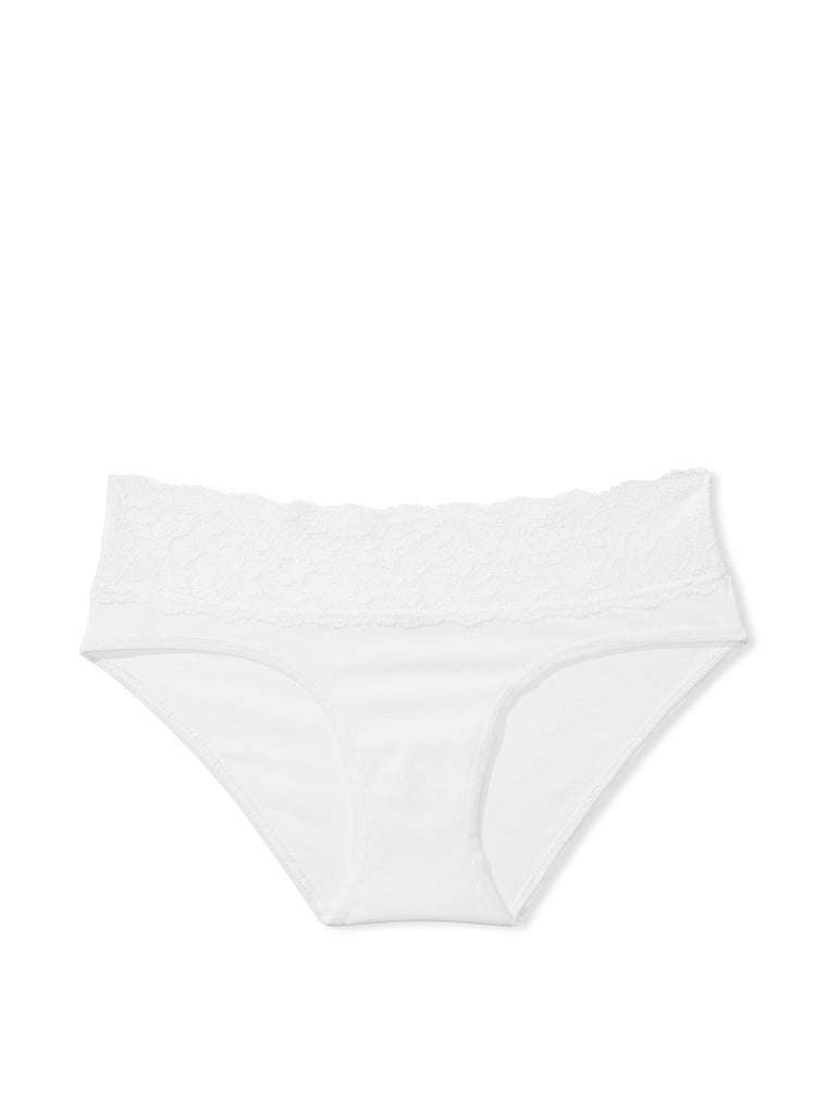 Buy Lace-Waist Cotton Hiphugger Panty, undefined - Order Panties online ...