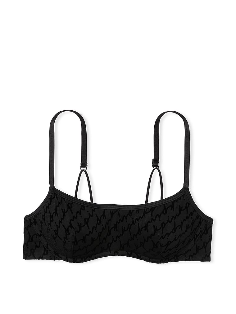 Buy Mesh Push-Up Bralette - Order Bralettes online 5000009361 - PINK