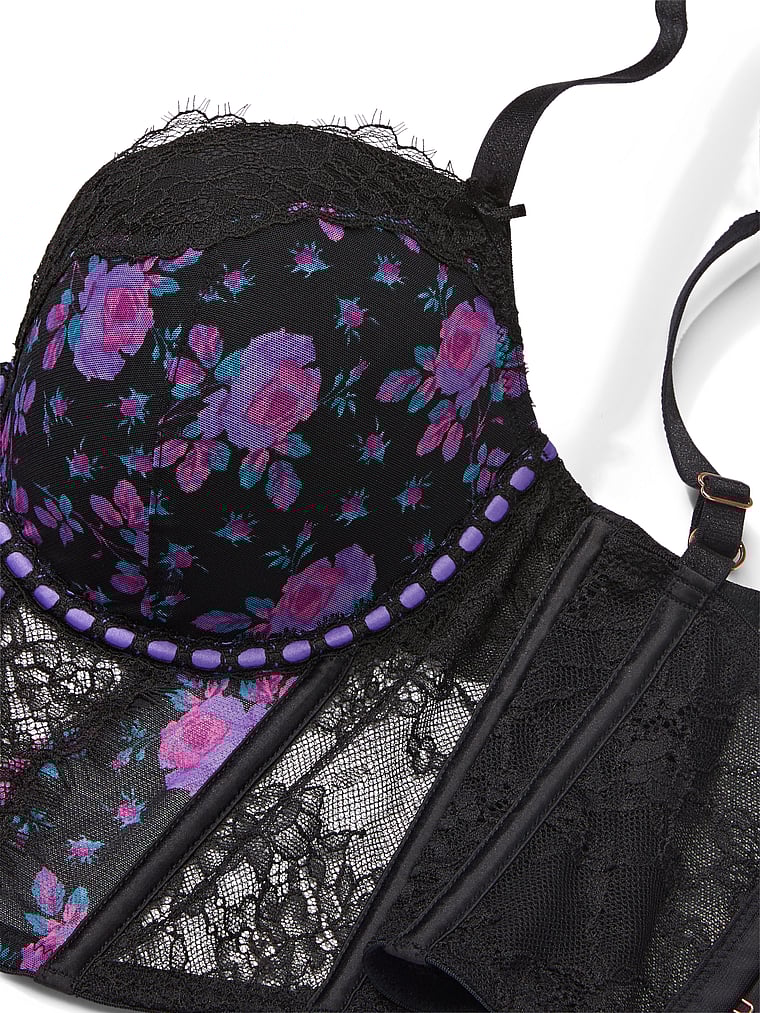 Buy Ribbon Slot Lightly Lined Corset Top, - Order undefined online ...