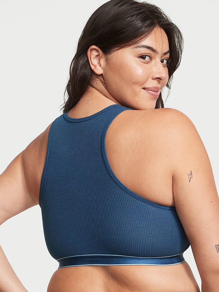 Buy Racerback Waffle Bralette, - Order undefined online - Victoria's ...