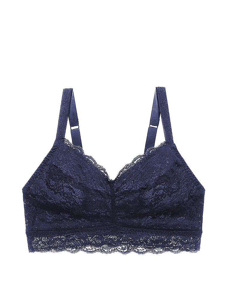 Buy Never Say Never Curvy Sweetie Bralette, Navy Blue - Order Bralettes ...