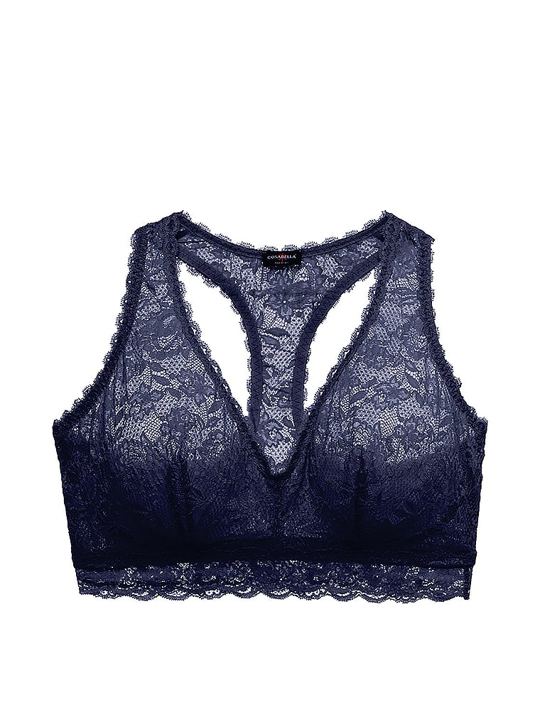 Buy Curvy Racie Bralette, Navy Blue - Order Bralettes online - Victoria ...