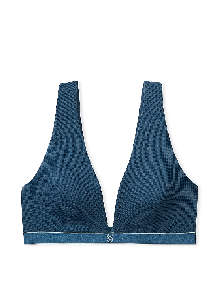 Buy Waffle Plunge Bralette, - Order undefined online - Victoria's Secret US
