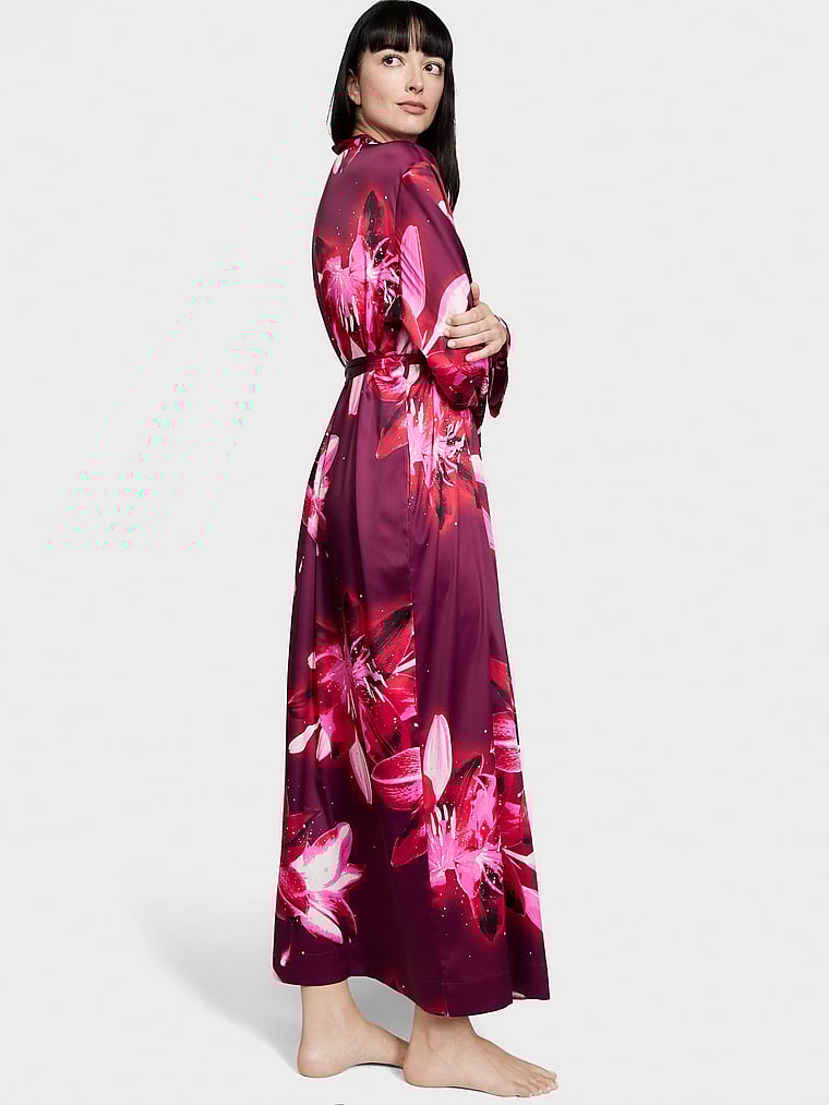 Buy Satin Long Robe, - Order undefined online - Victoria's Secret