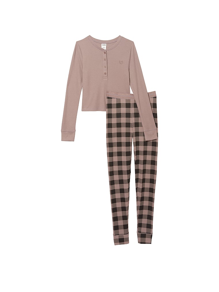 Buy Thermal Long Pajama Set, undefined - Order undefined online - PINK US