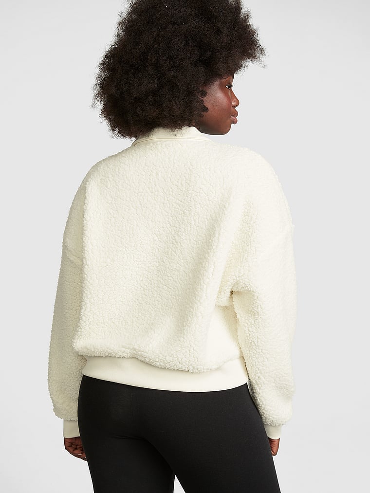 Buy Cozy Fleece Half-Zip Pullover, - Order undefined online - PINK US