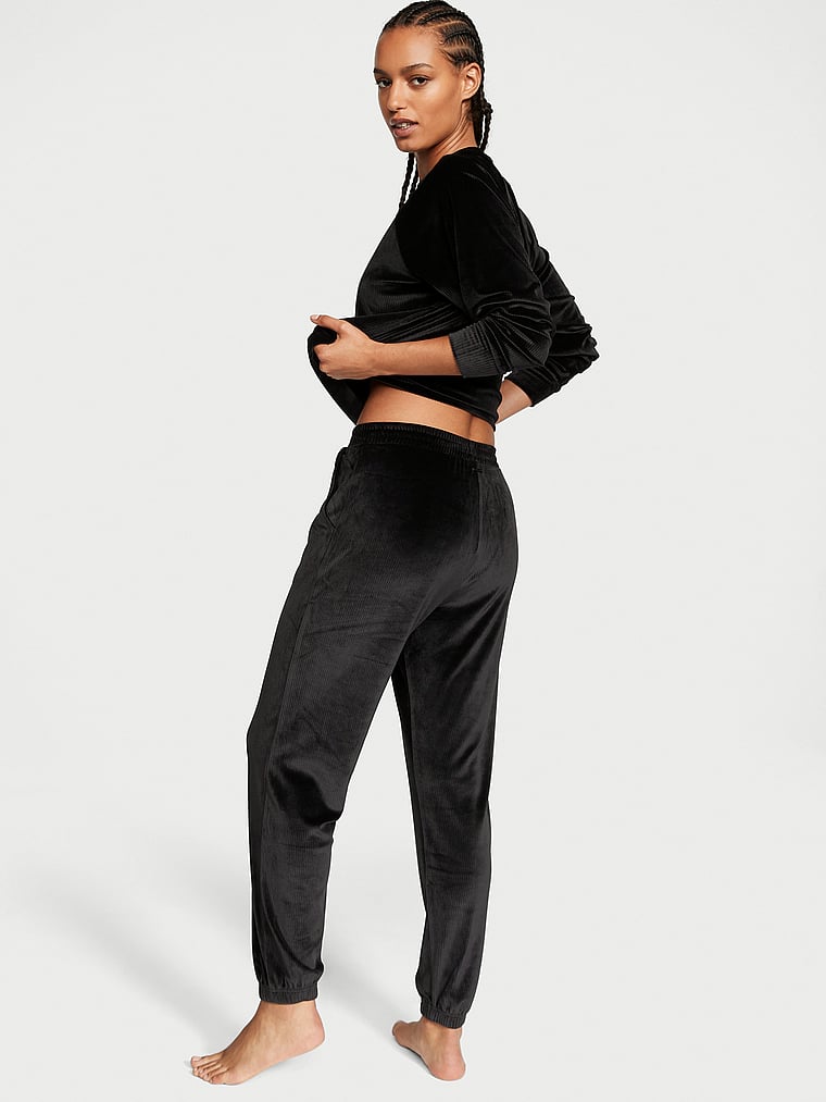 Buy Velour Ribbed Lounge Pants , - Order undefined online - Victoria's ...