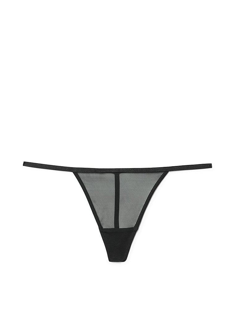 Buy Shelly G-String Panty, Jet Black - Order Panties online - Victoria ...