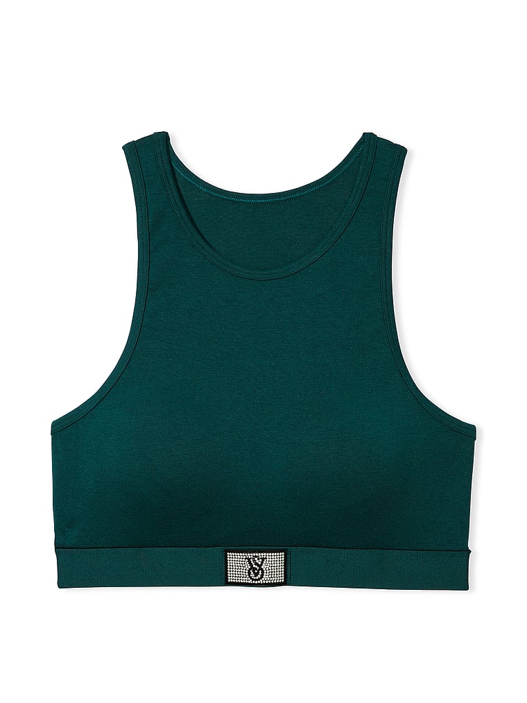 Buy Shine Patch Cotton High-Neck Racerback Bralette - Order Bralettes ...