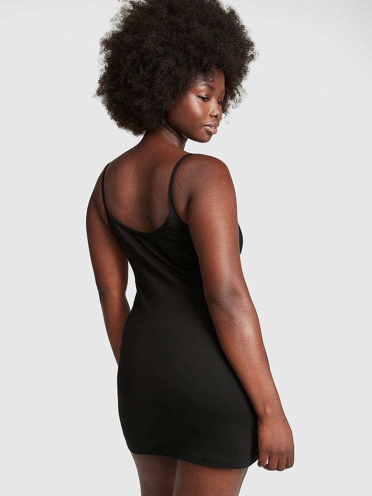 Buy Stretch Cotton Cami Sleep Dress, - Order undefined online - PINK US