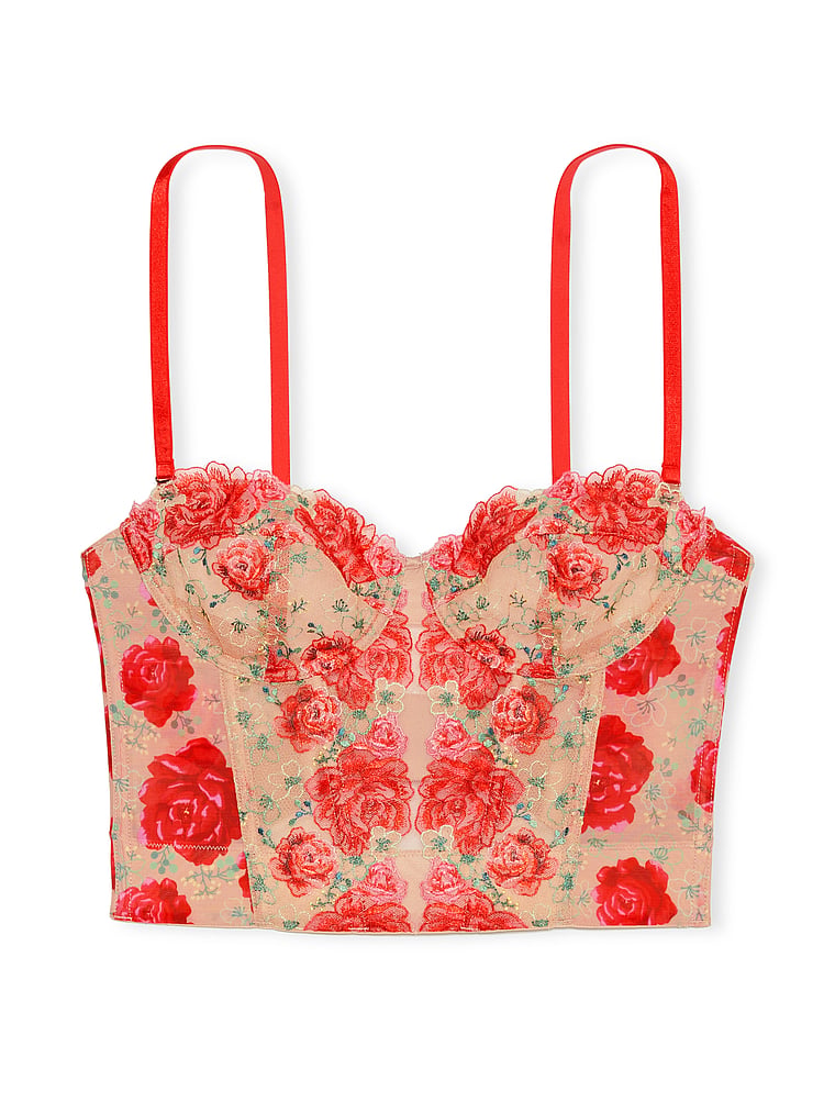 Victoria Secret Corset Top Floral