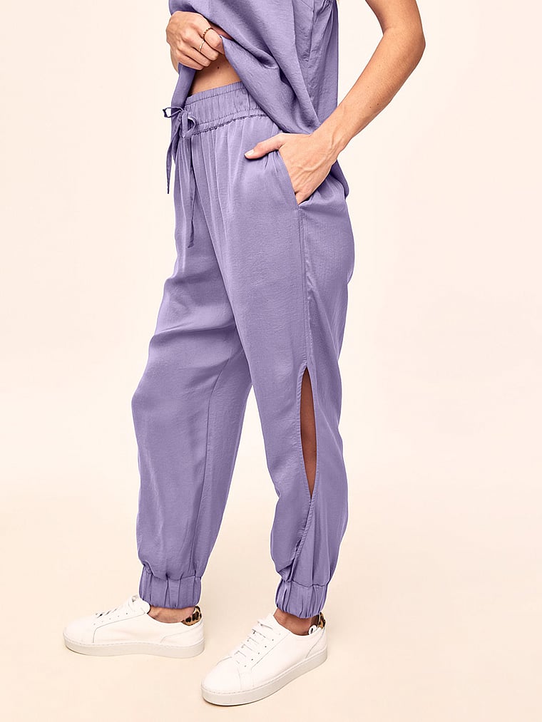 Buy Bethany Tank & Joggers Set, Chalk Violet - Order Pajamas Sets ...